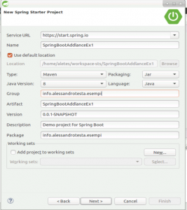 Come fare una app in codice Java usando Spring Boot
